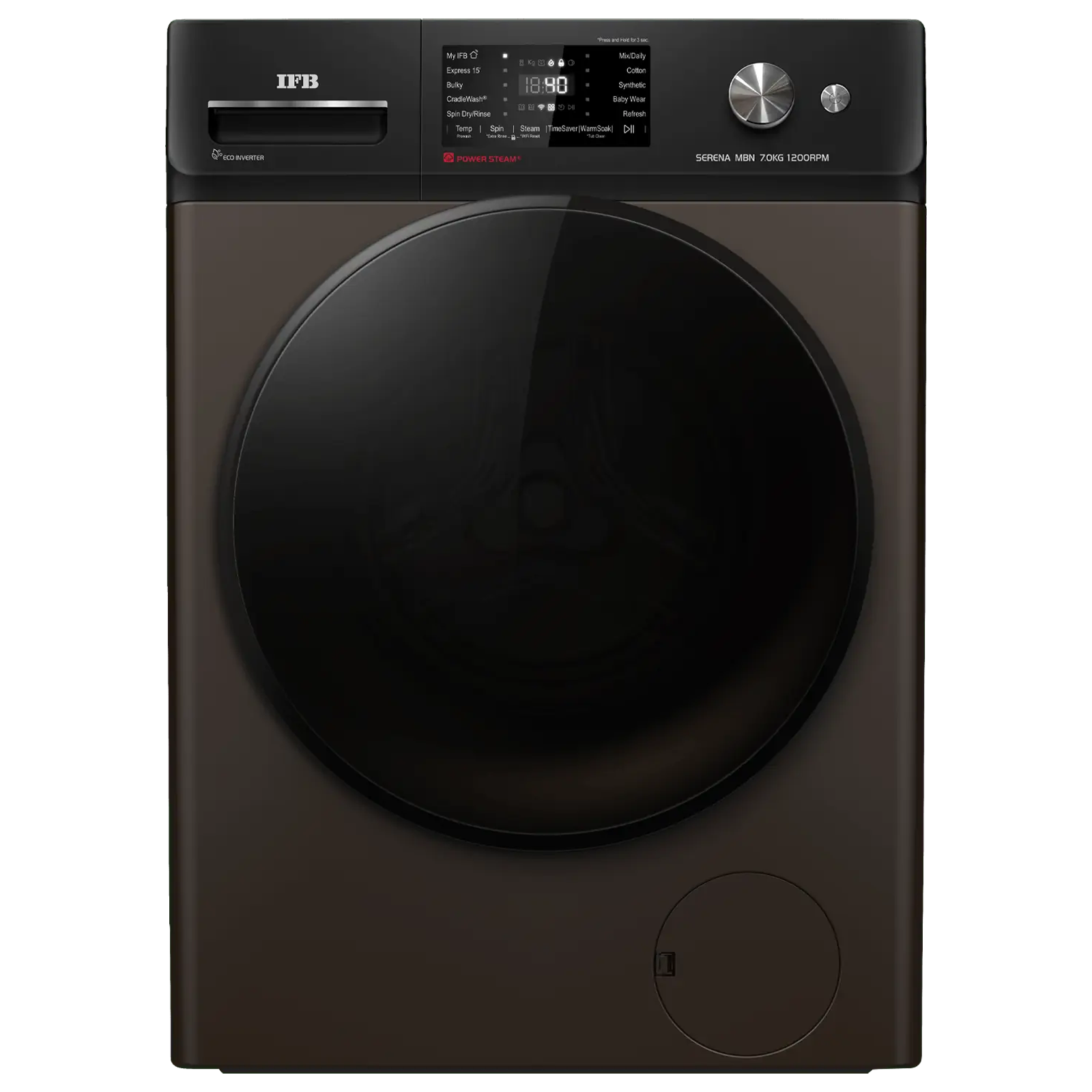 Buy IFB 7 kg 5 Star Wi Fi Inverter Fully Automatic Front Load Washing Machine Serena MBN 7012K AI Technology Mocha Online Croma